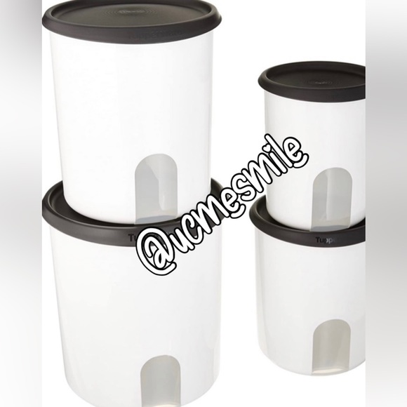 Tupperware | Kitchen | Tupperware One Touch Reminder Canister Set | Poshmark